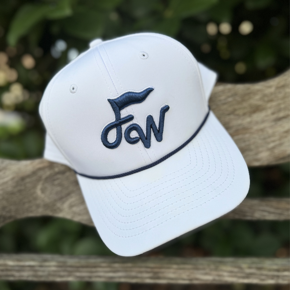 Fair Winds 3D Puff Hat, White – Fair Winds Sporting Co.